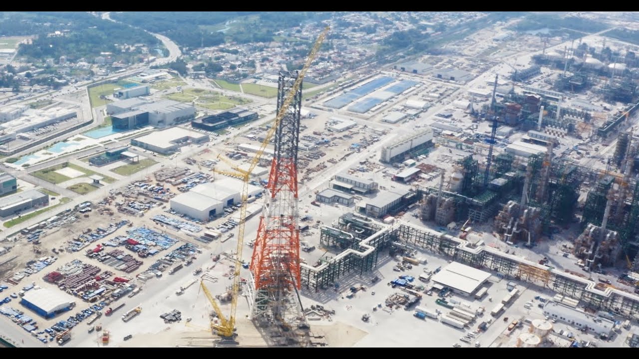 ZEECO Demountable Flare Stack Installation - YouTube