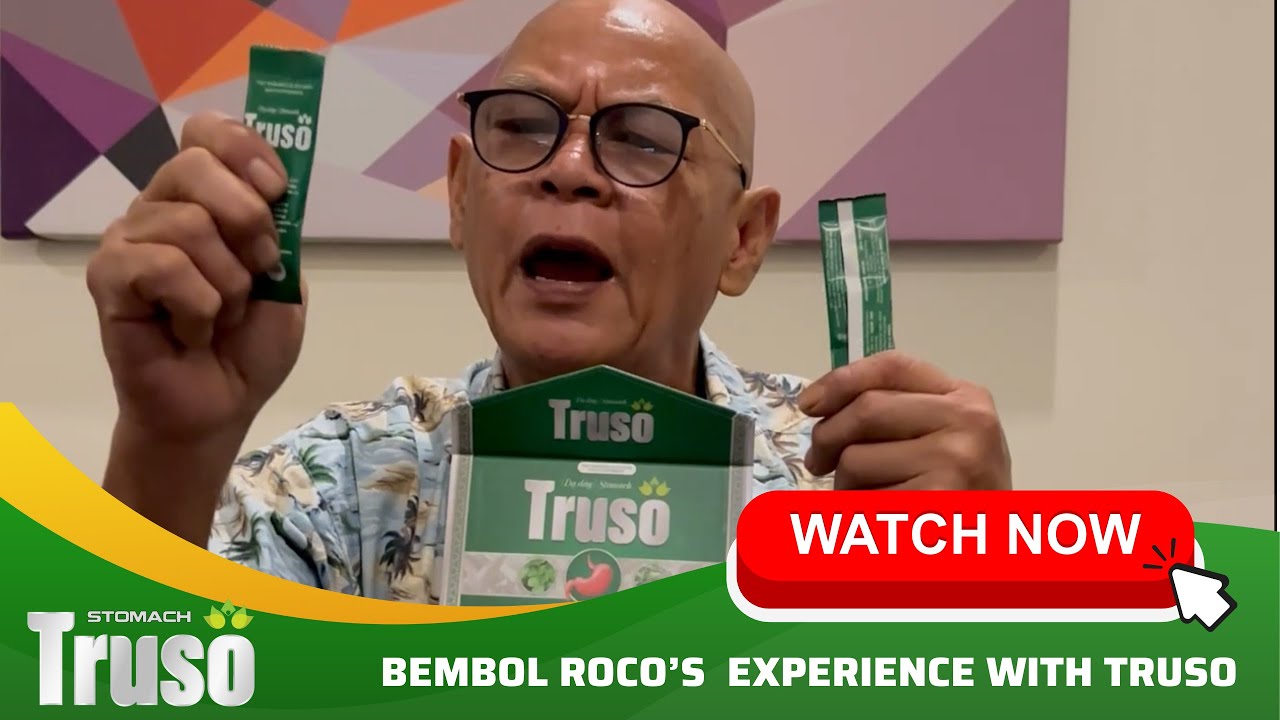 Bembol Roco shares about his experience after using Truso Stomach for 3 ...