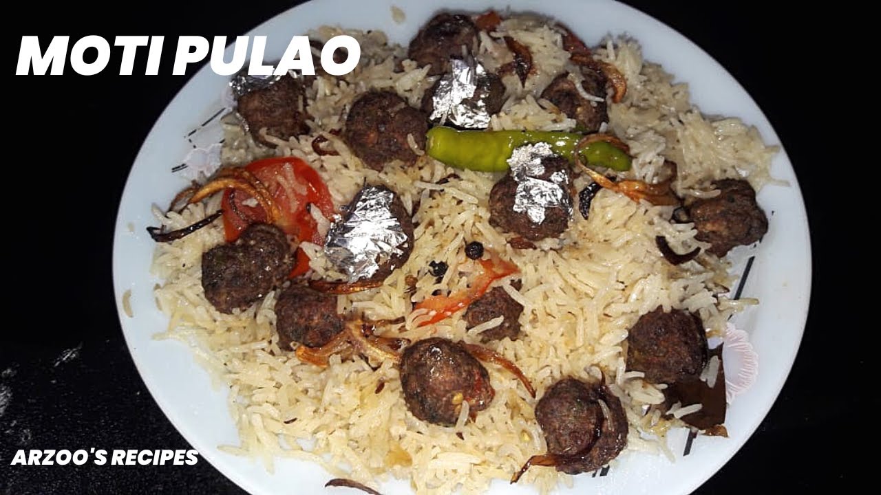 Moti pulao recipe by Arzoo's recipes/Moti pulao/moti pulao recipe Eid ...