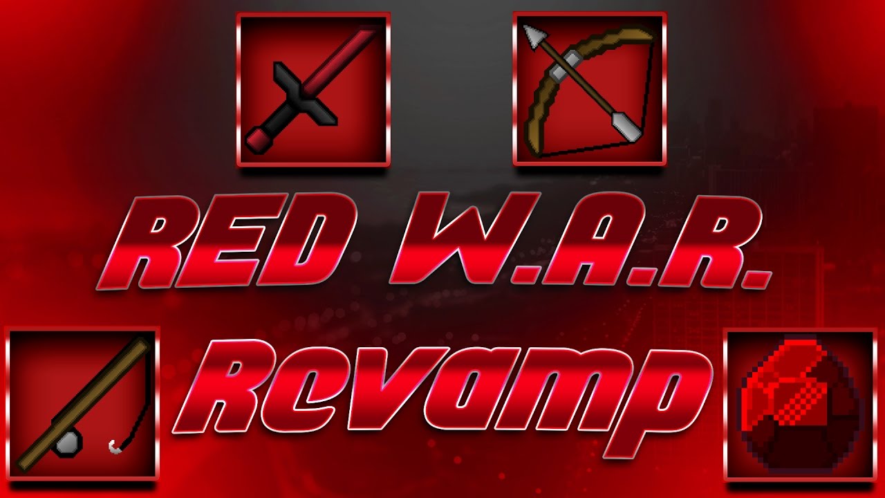 UHC ResourcePack - RED WAR Revamp [1.7.X] [HD] [PVP] - YouTube