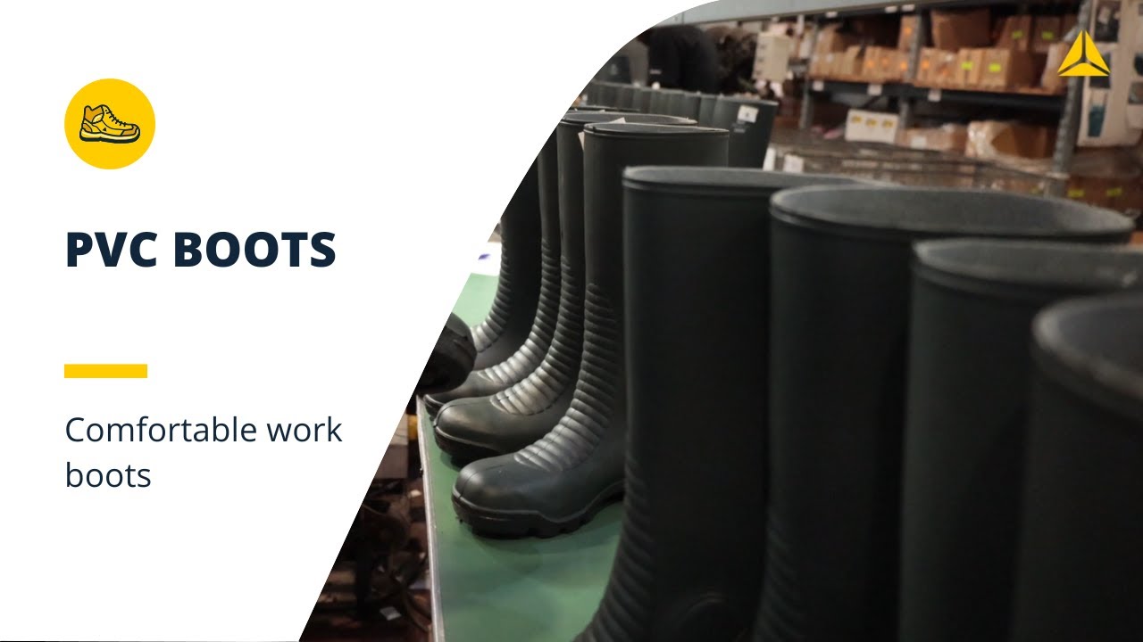 Delta Plus | Step of construction for PVC boots offer - 2023 - YouTube