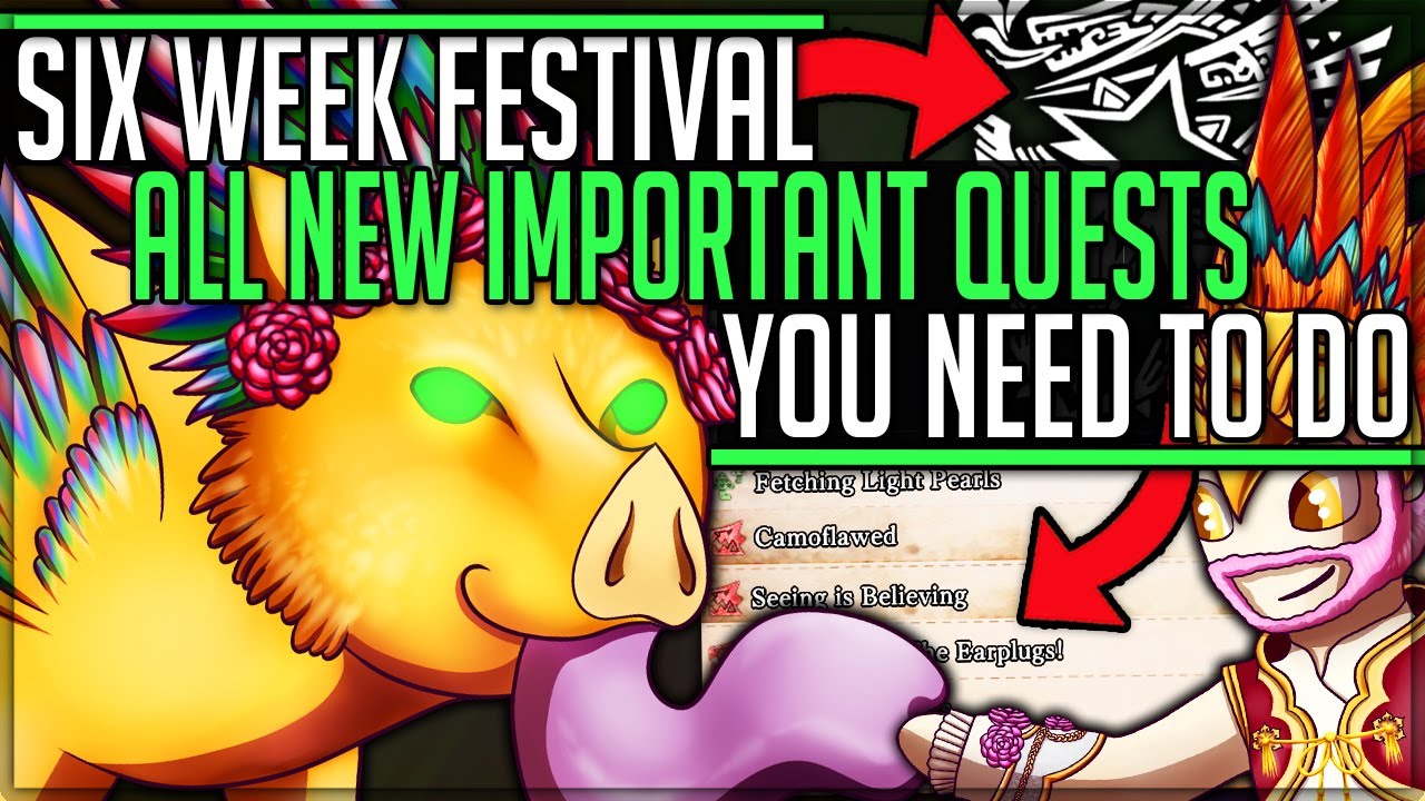 NEW MEGA FESTIVAL + All Important Event Quests + Armor/Weapons ...