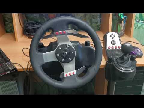 Тест руля Logitech G27 - YouTube