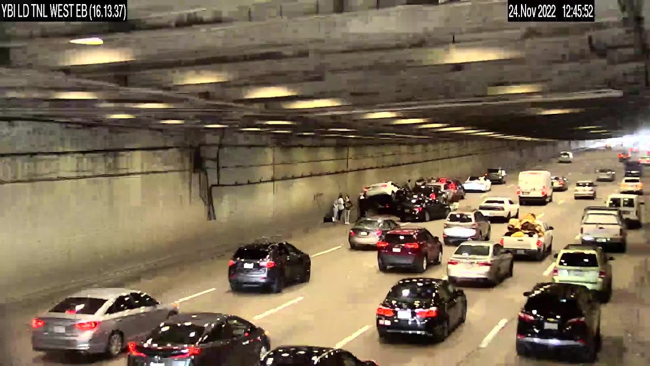 Tesla Model S causes crash on Bay Bridge - YouTube