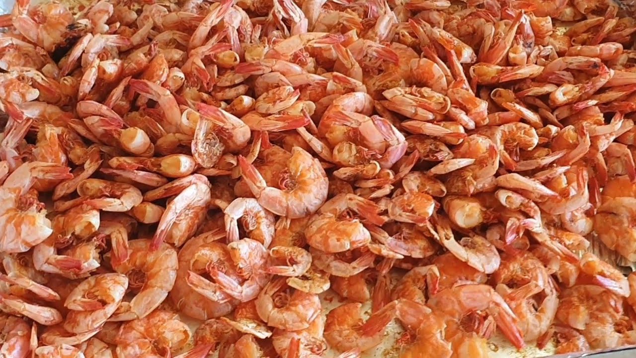 Camarón seco al horno - YouTube