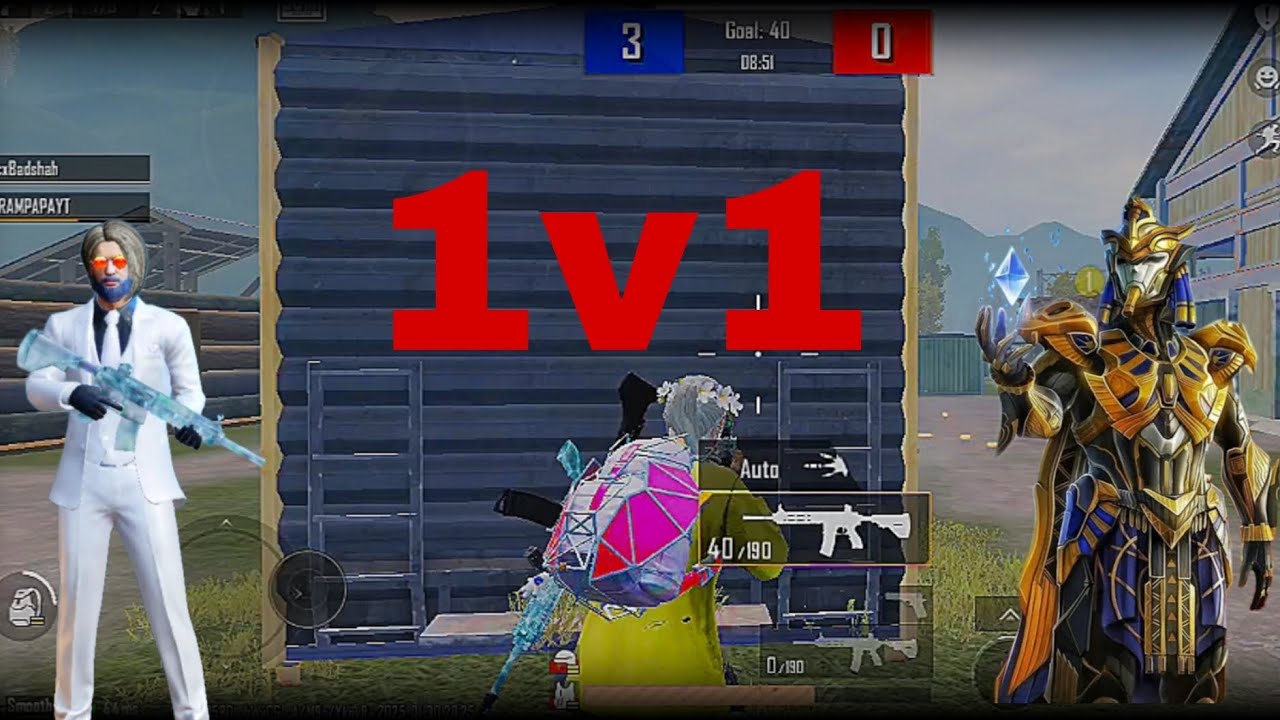 my first video video only one 1v1 #bgmi - YouTube