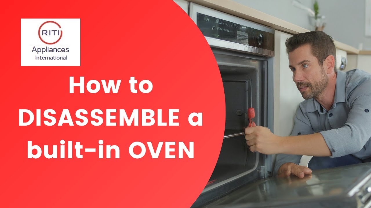 How to DISASSEMBLE a built-in OVEN - YouTube