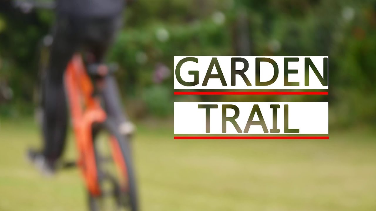 DIY Garden MTB Trail - YouTube
