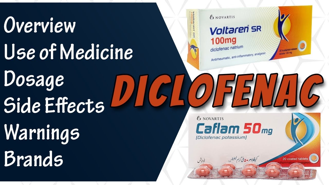 Diclofenac Sodium - (Voltaren, Diclozaf, Caflam) | Uses - Dosage and ...