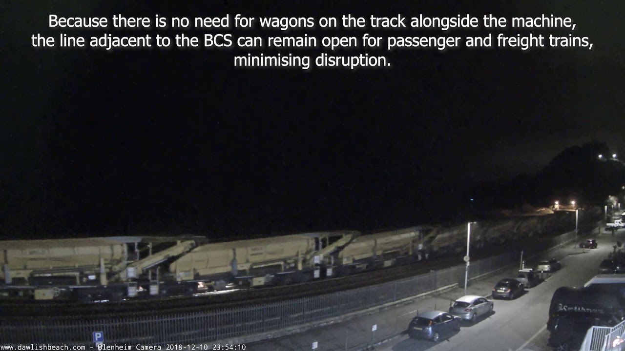 High Output Ballast Cleaning Train - YouTube