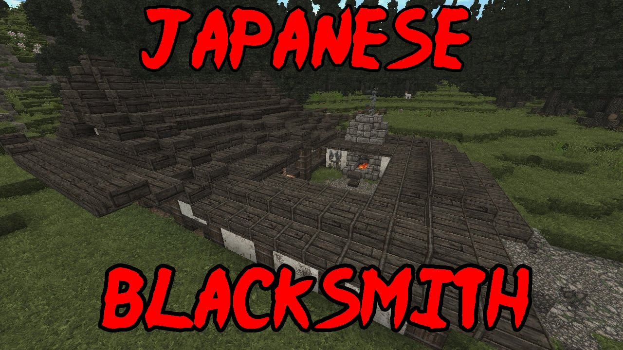 Minecraft: Japanese Blacksmith - YouTube