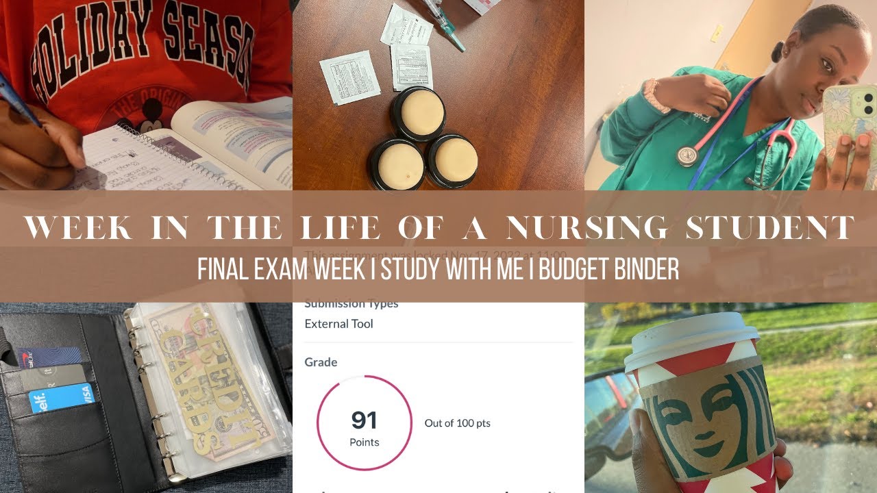 WEEK IN MY LIFE OF A NURSING STUDENT VLOG I FOUNDATIONS FINAL EXAM I ...