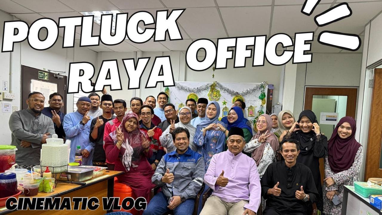 POTLUCK RAYA OFFICE 2025 || SPECIAL EDITION BY MR Z - YouTube