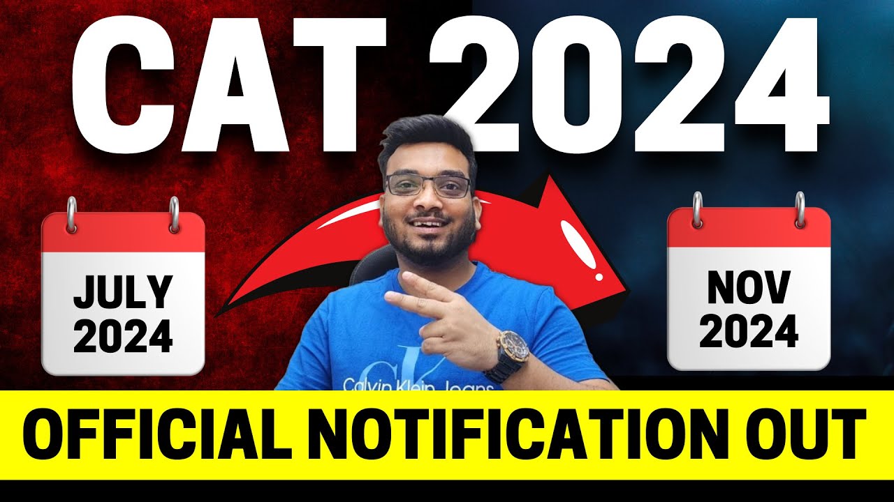 BREAKING NEWS | CAT 2024 Notification out OFFICIALLY | Things you must ...