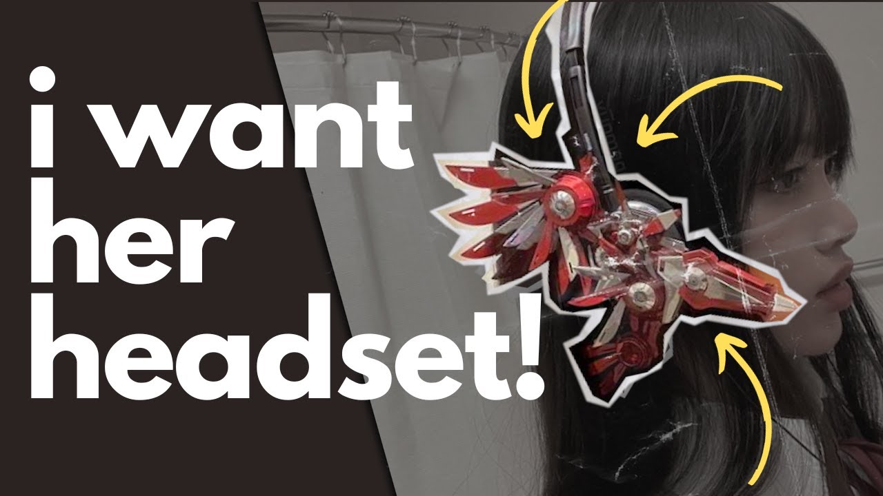 making a mecha gundam headset | yunmago inspired - YouTube