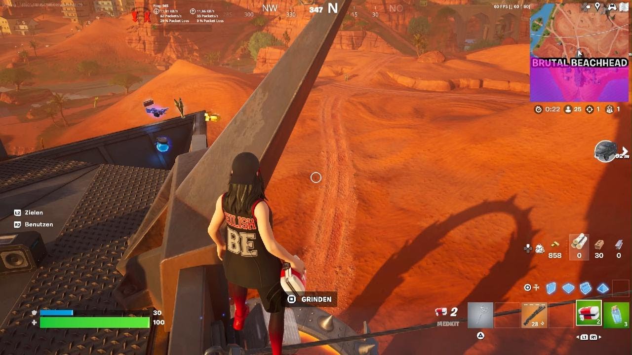 Fortnite 100000 ping - YouTube