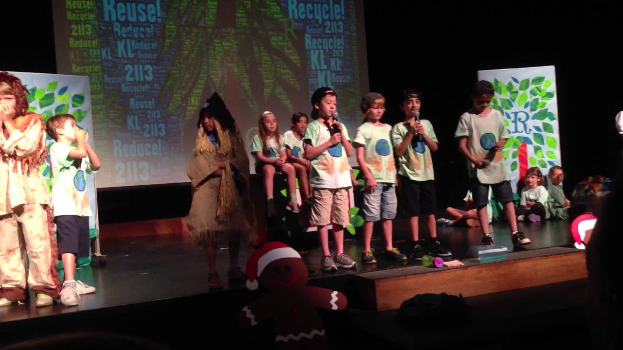 Mathias doing the Earth Day reduce rap for Grade 2 Performance - YouTube