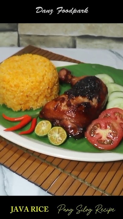 Java Rice | Pang Silog Recipe - YouTube