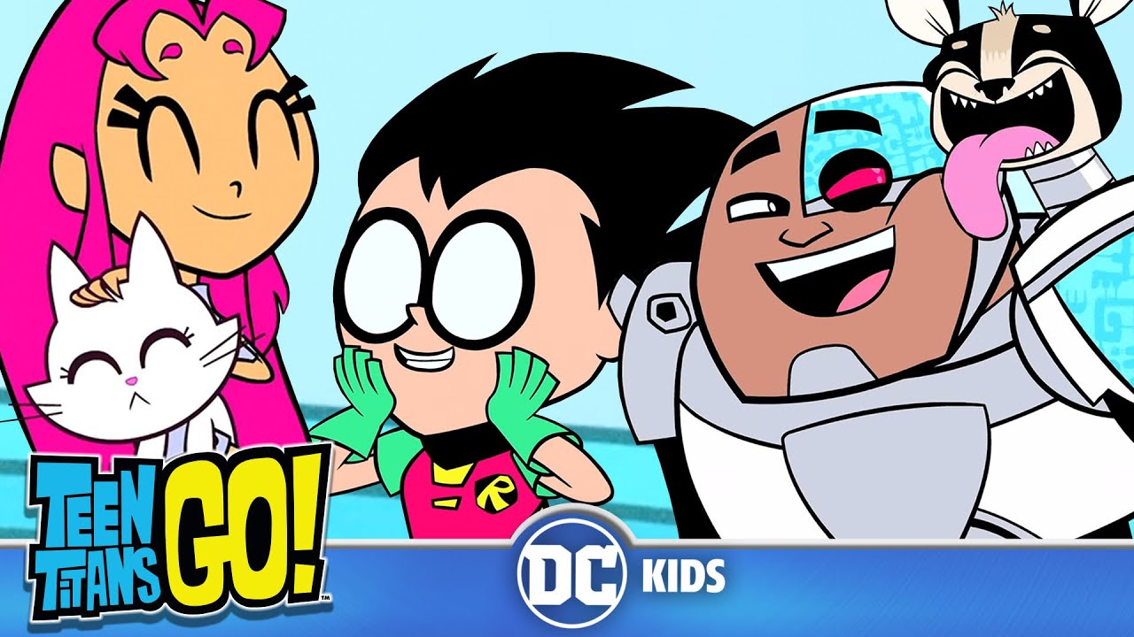 Cats vs Dogs 🐱 🐶 | Teen Titans Go! | @dckids - YouTube