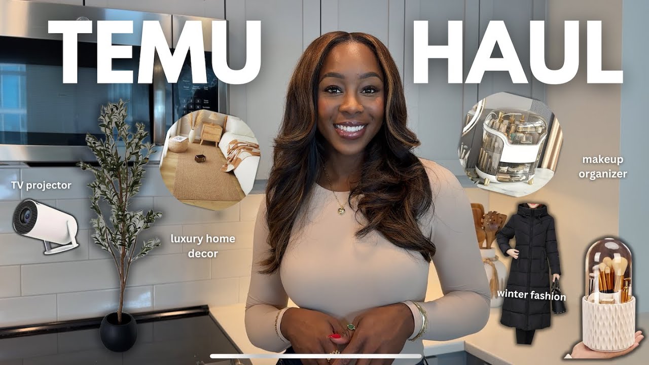 TEMU HAUL 🎀 Home Decor + Fashion + Beauty - YouTube