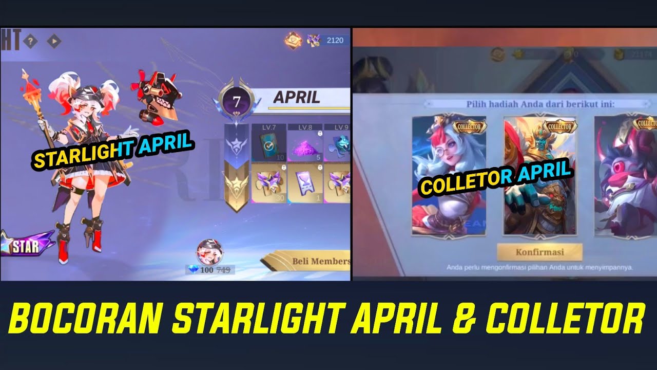 BOCORAN SKIN STARLIGHT BULAN APRIL DAN SKIN COLLETOR APRIL DAN PILIHAN ...