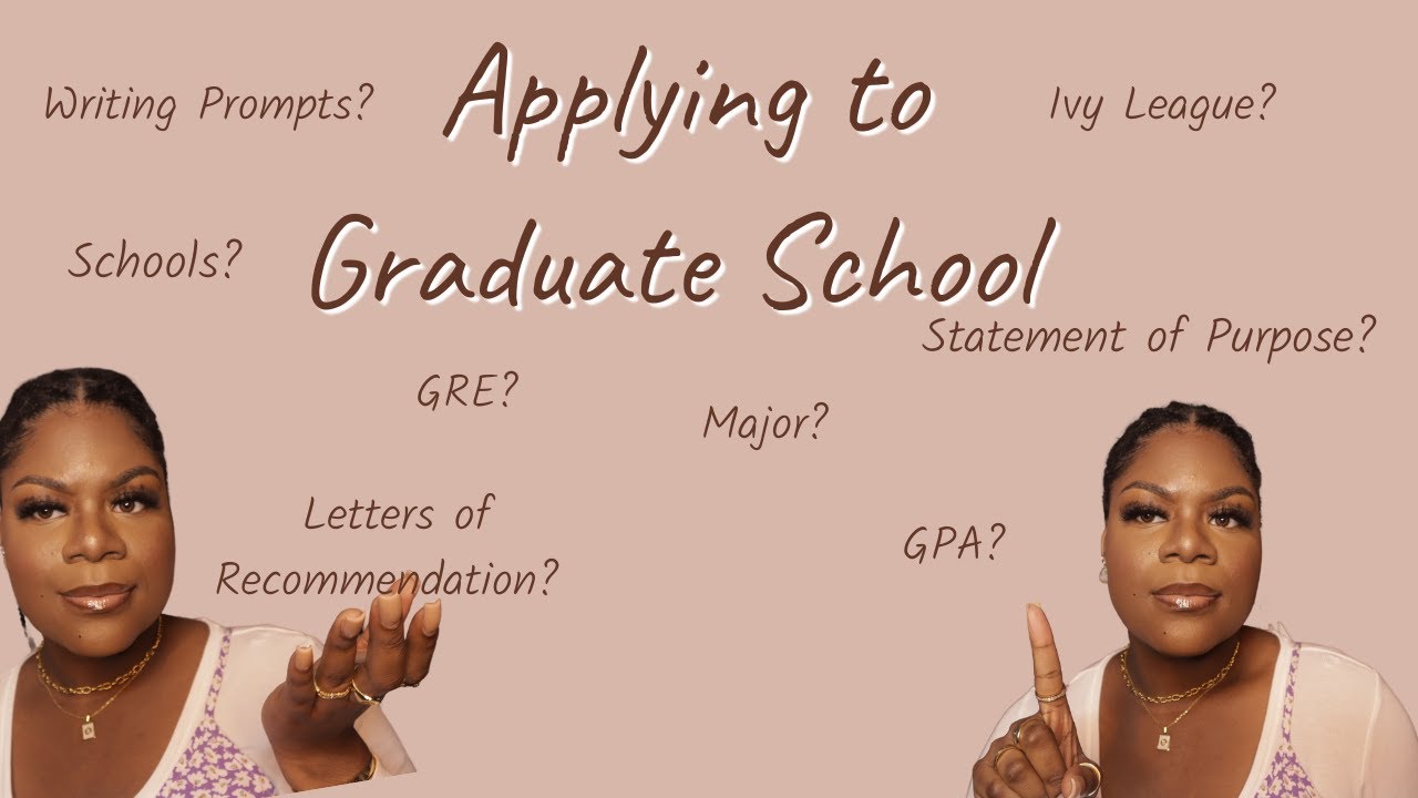 Applying to Graduate School Part 1 - YouTube