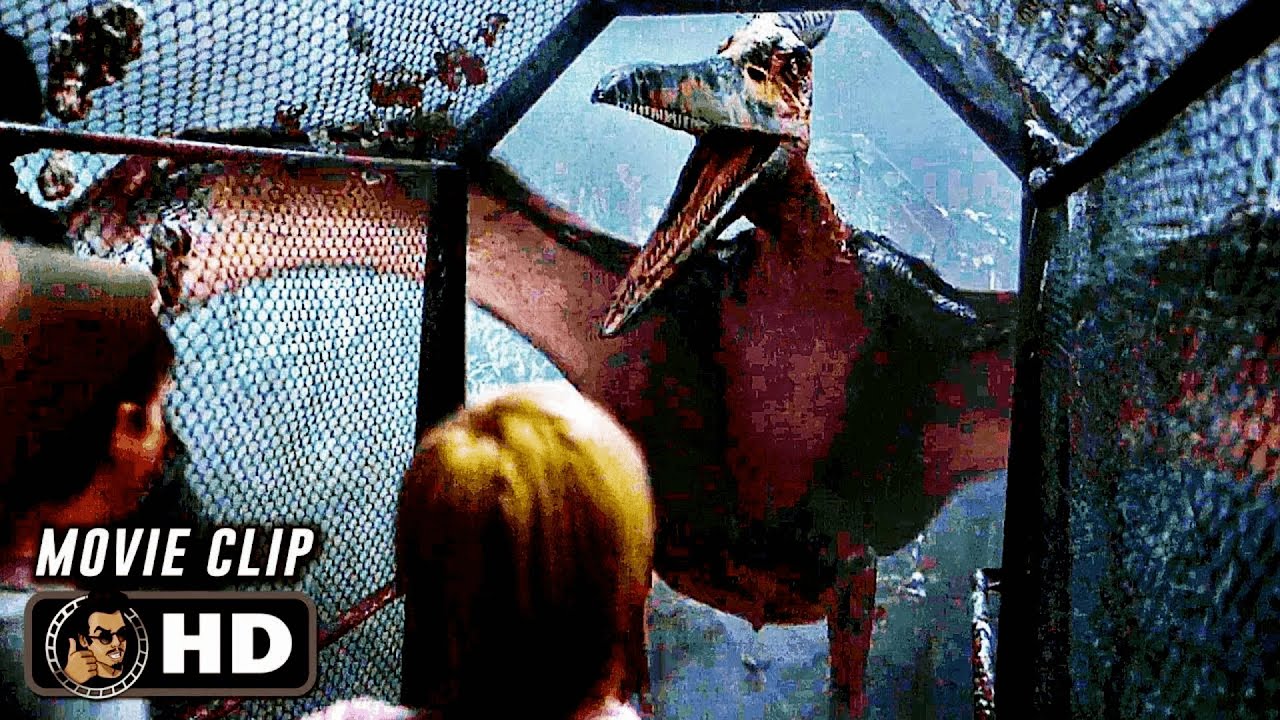 Billy Saves Erik Scene | JURASSIC PARK III (2001) Sci-Fi, Movie CLIP HD ...