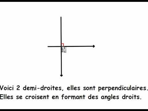Segments droites et demi droites - YouTube