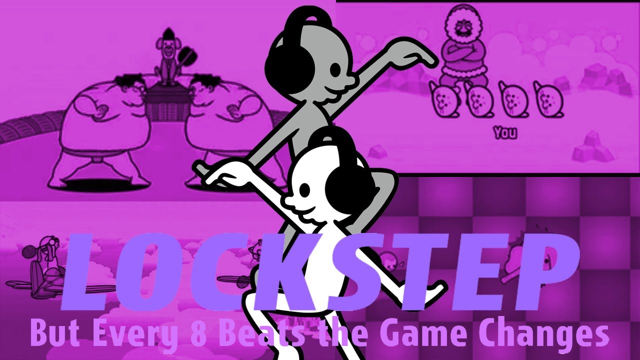 [VISUAL] Lockstep but Every 8 Beats the Game Switches / Rhythm Heaven ...