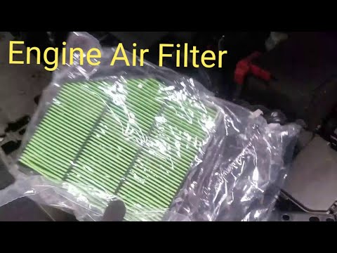 How to change out engine filter on a 19 Nissan Altima - YouTube