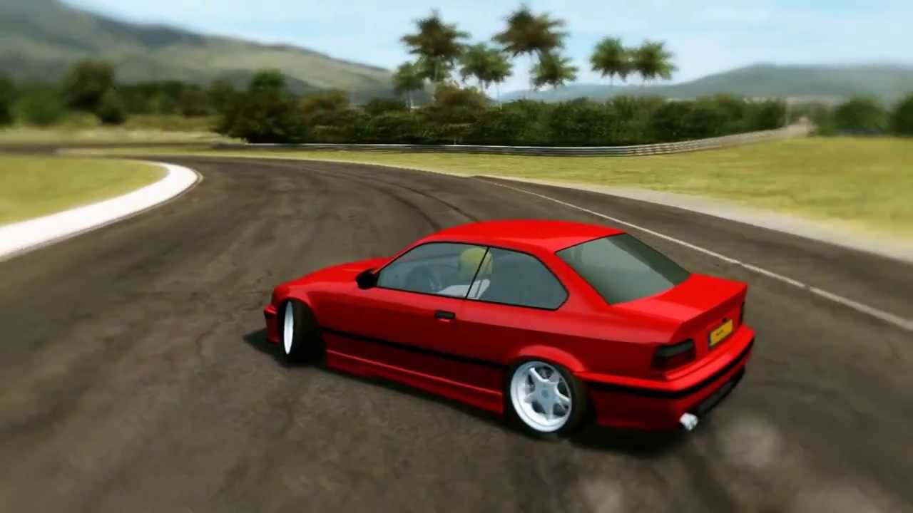 LFS BMW E36 M3 TURBO - YouTube
