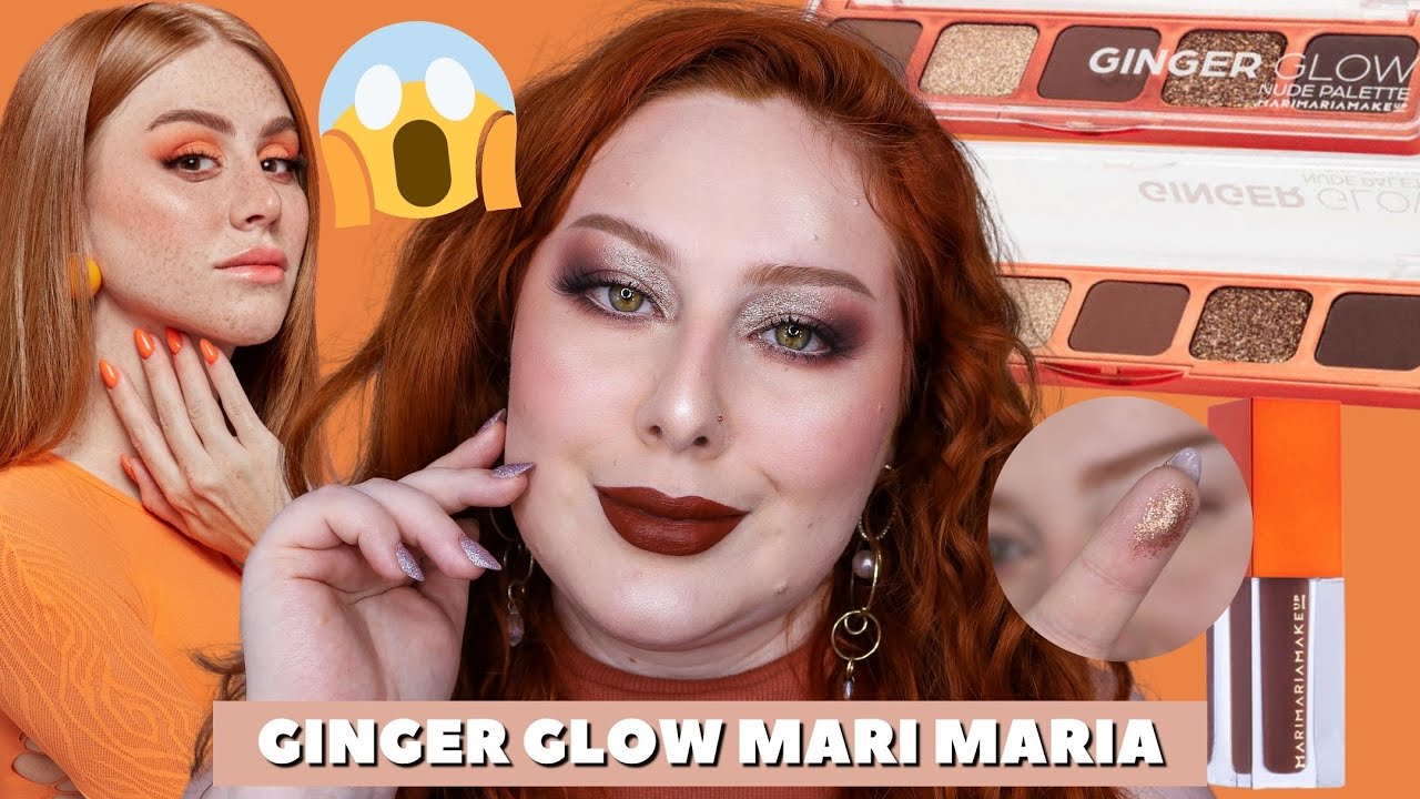 TESTEI OS LANÇAMENTOS GINGER GLOW DA MARI MARIA! - YouTube