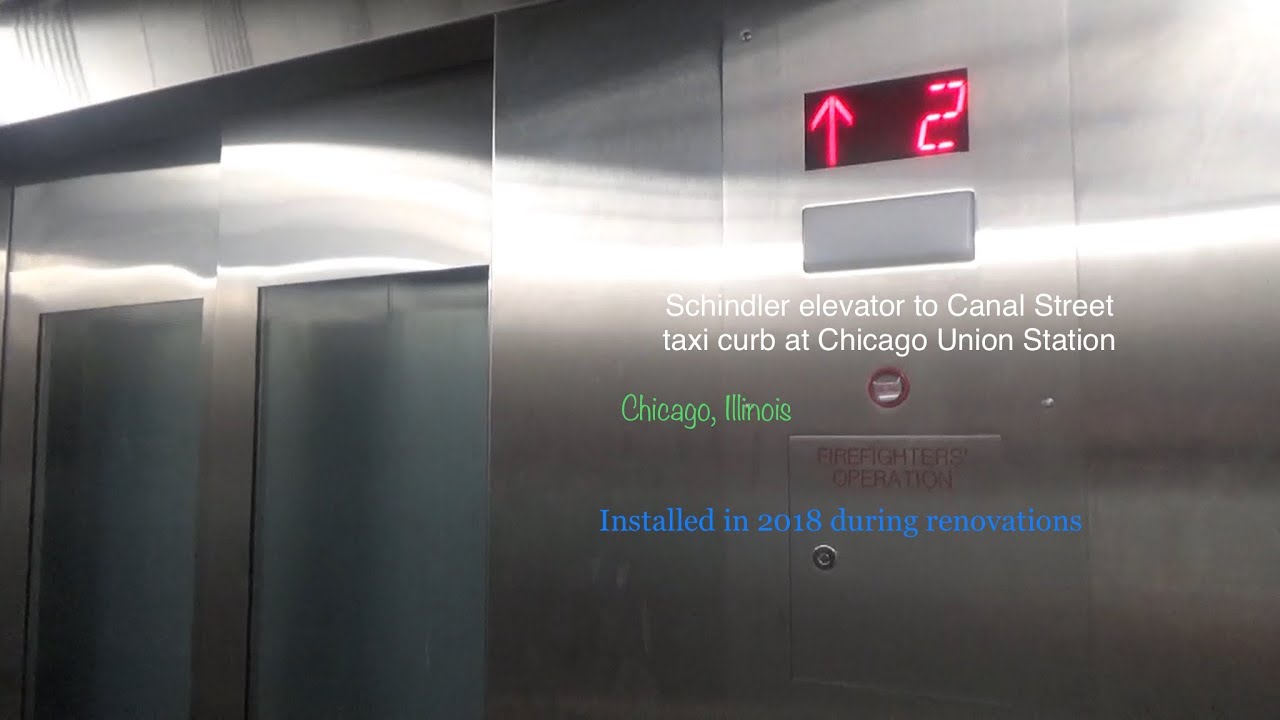 Suburban Hydraulic Scenic Elevator @ Chicago Union Station - Chicago ...
