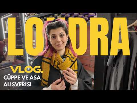 LONDRA VLOG | Hufflepuff cüppe & asa alışverişi * Kings Cross