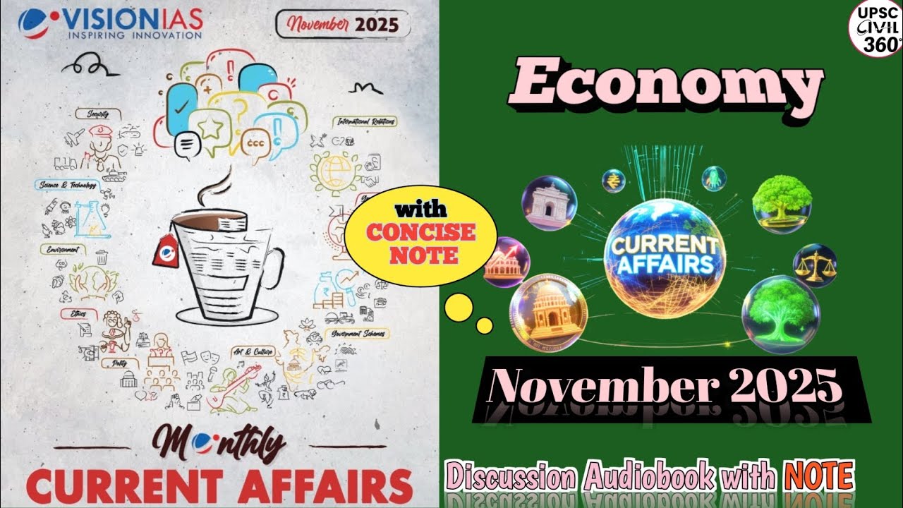 Economy | Vision IAS November 2025 | UPSC 2026 GS Paper 3 Current ...