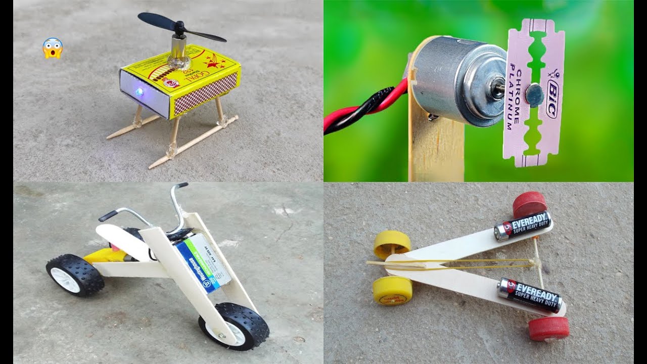 كيف تصنع اختراعات بسيطة في المنزل بسهولة - YouTube