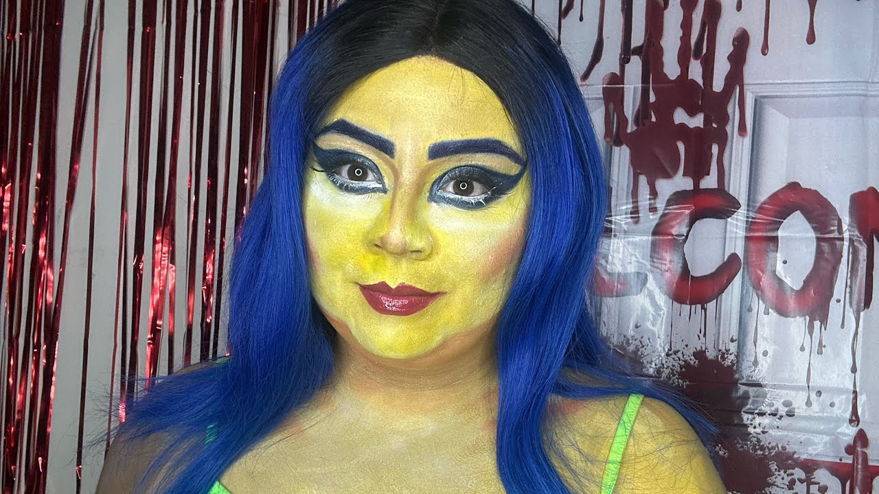 💙 Marge Simpson Makeup Tutorial | The Simpsons Halloween/Cosplay Look 💄 ...