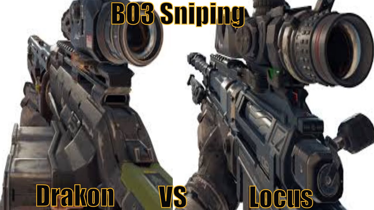 Call Of Duty BO3 Locus VS Drakon Sniper Challenge - YouTube