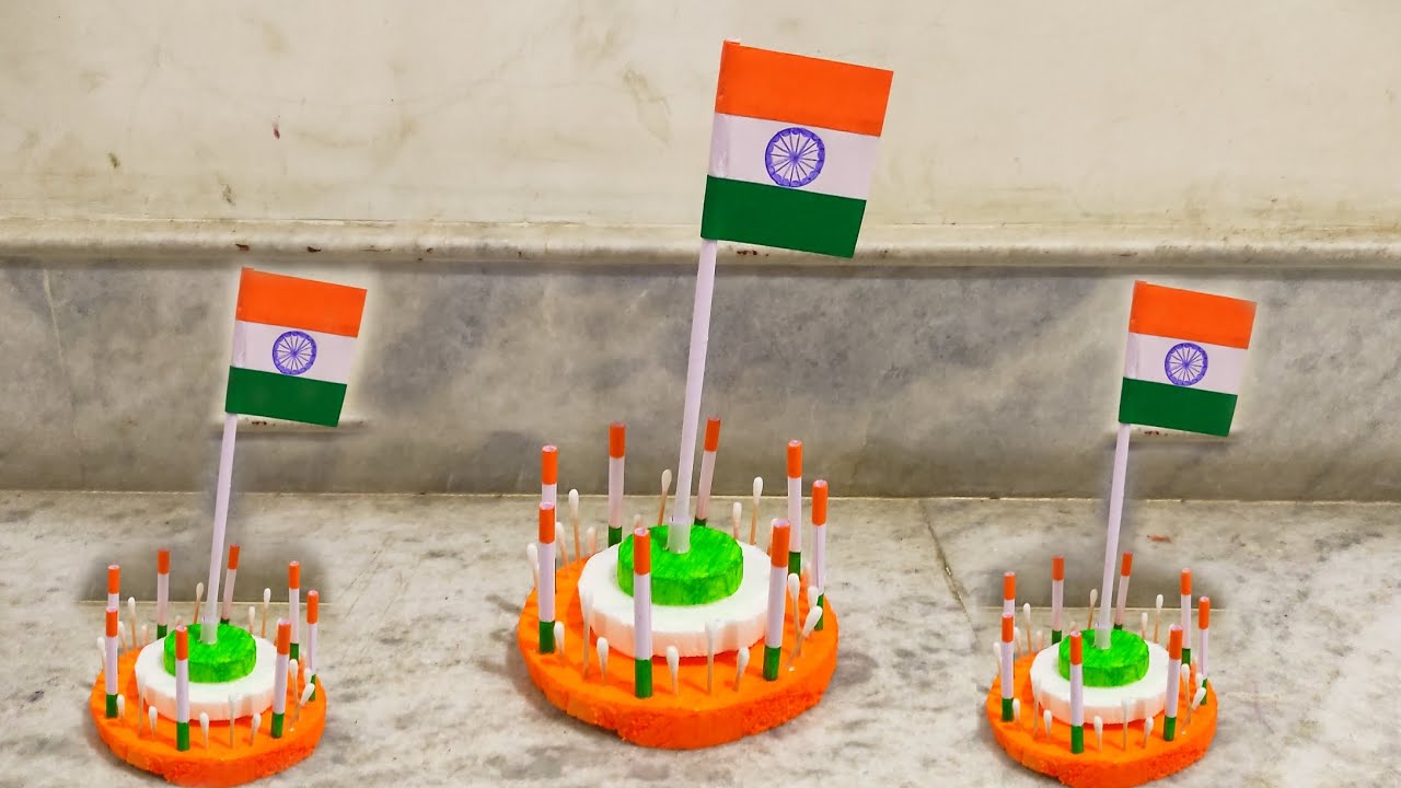 15th August Independence Day Special Craft ️🇮🇳 ️ || Thermocol Craft ...