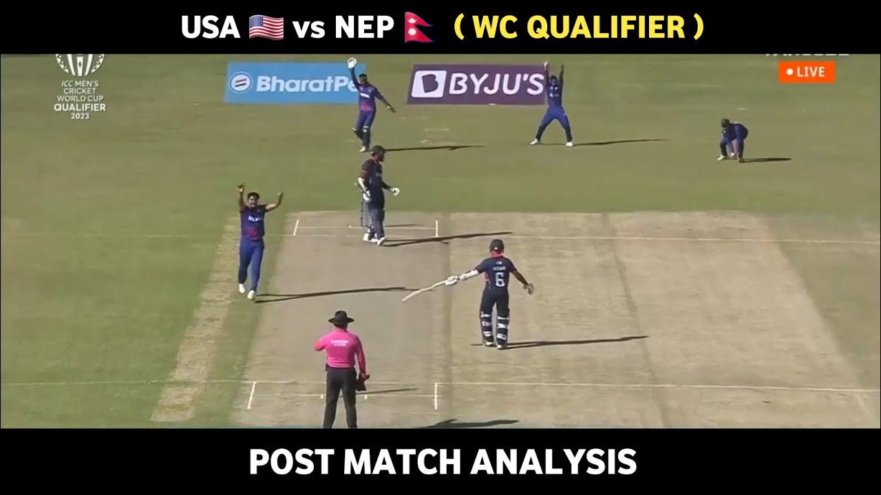 USA vs Nepal | Post Match Analysis | ICC CWC Qualifier 2023 - YouTube