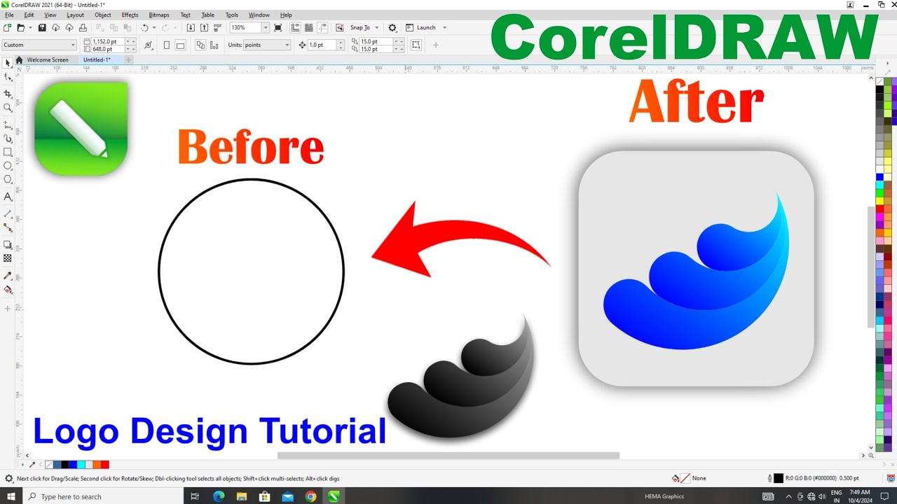 Coreldraw Logo Design ideas - YouTube