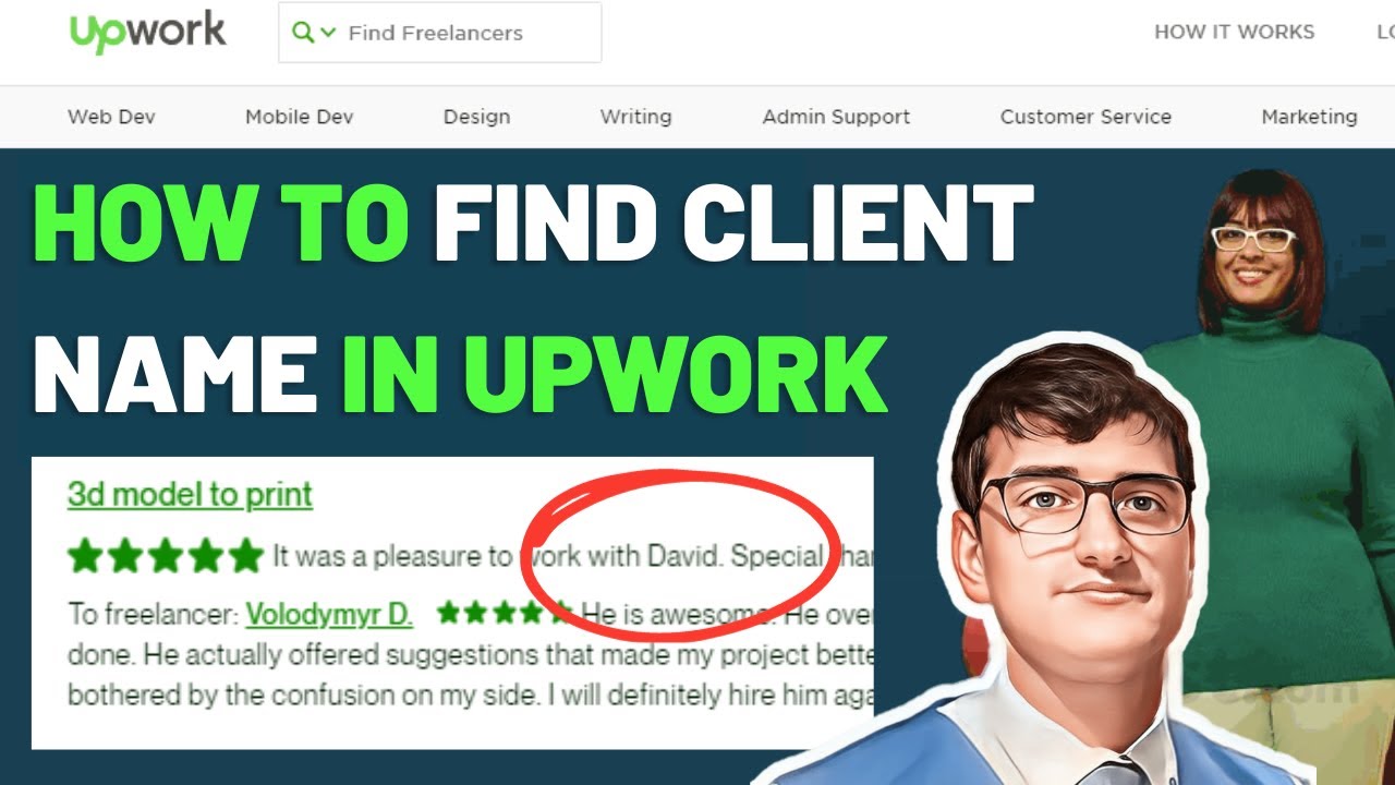 How to find client name in Upwork | How to Write an Upwork Proposal ...