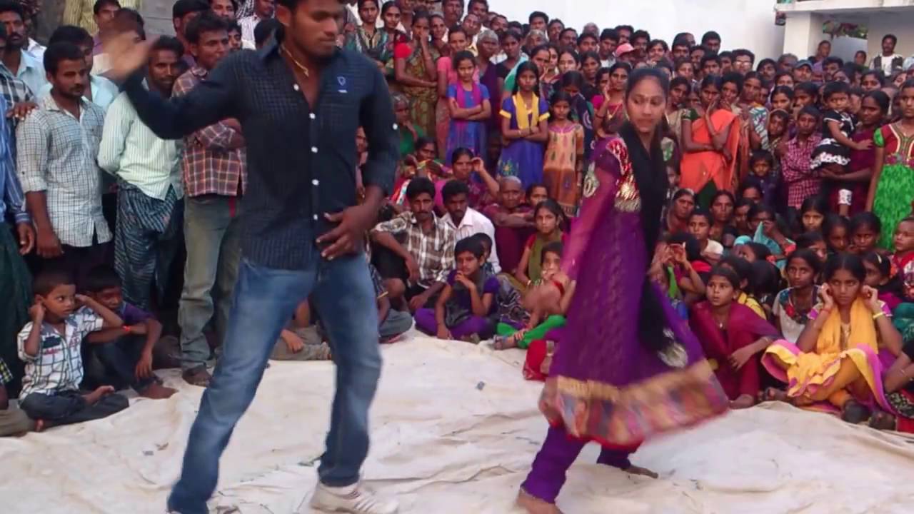 Recording dance thurakapalem stage show dance telugu natakam - YouTube