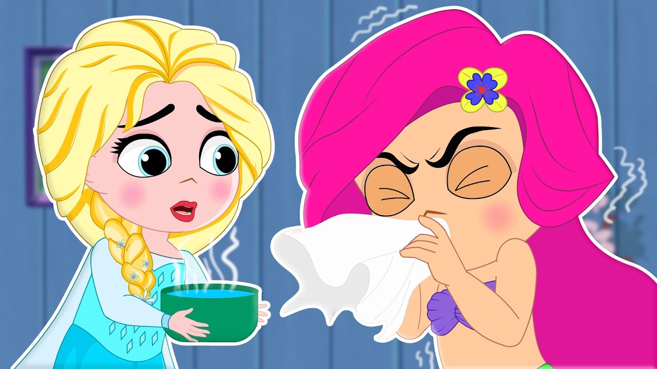 Sick Song | Princess is Sick | Nursery Rhymes for Kids - YouTube