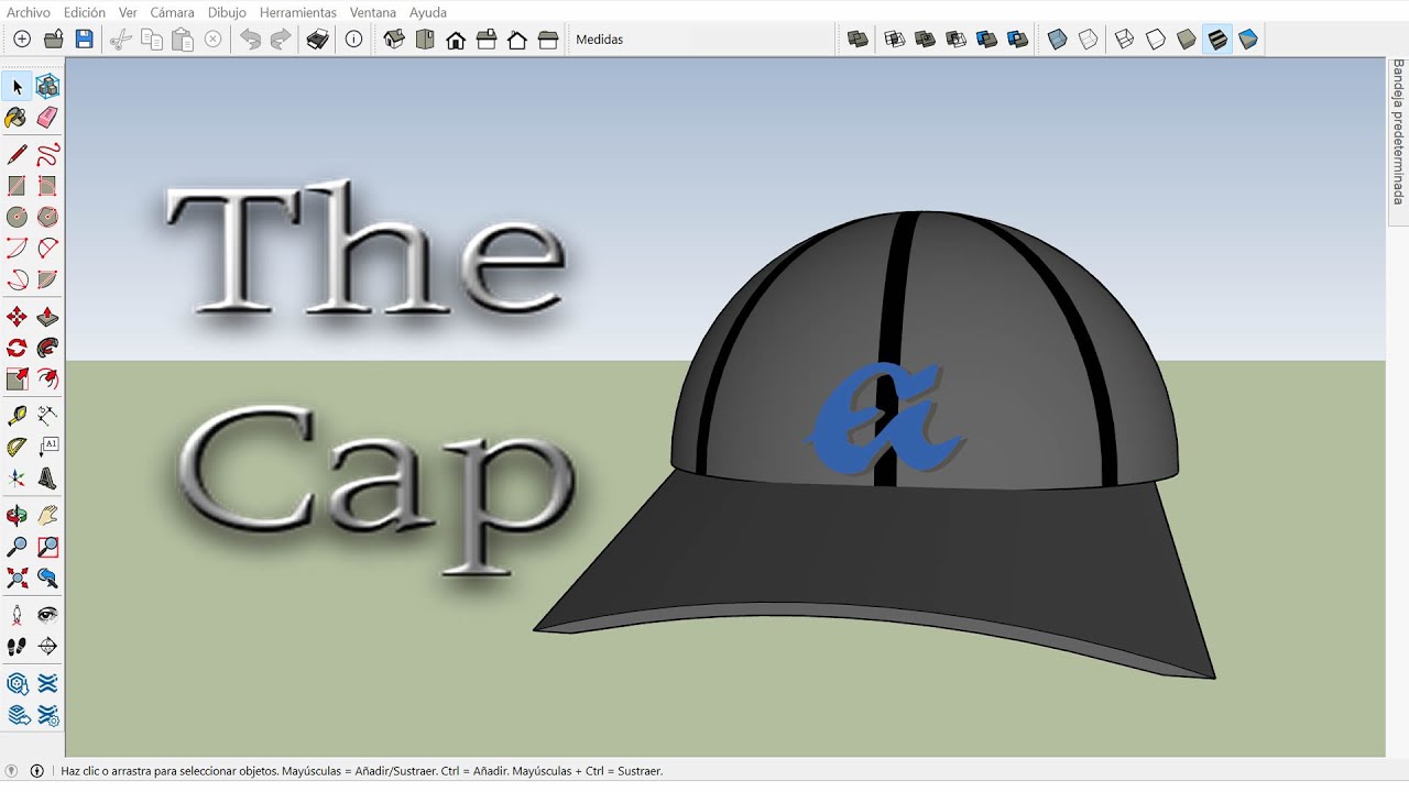 The Cap - Gorra - Sketchup - YouTube