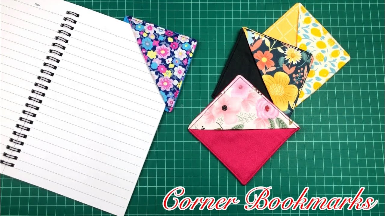 Fabric Corner Bookmarks How To Make Fabric Bookmarks Sewing Tutorial fabric-corner-bookmarks-how-to-make-fabric-bookmarks-sewing-tutorial
