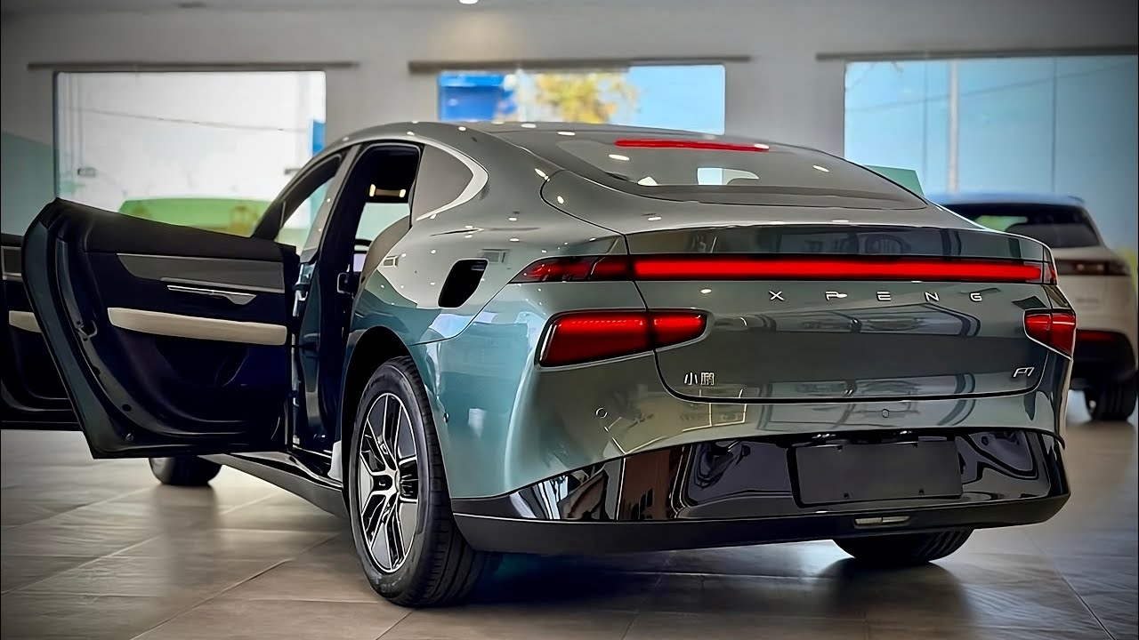 First Look! New XPENG P7i - Luxury Electric Sedan (Kaitoke Green Color ...