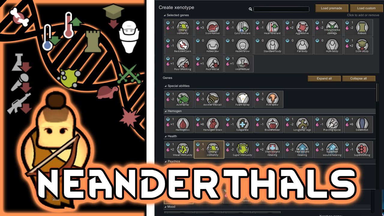 Neanderthals - Most OP?! | Top Tips | Rimworld Biology - YouTube