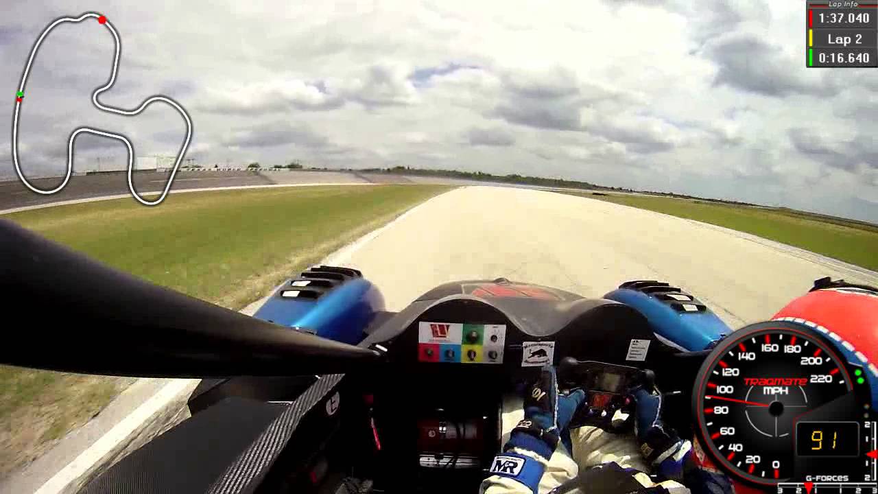 Eric Foss driving the Wolf GB08 sports racer at Texas World Speedway 1: ...