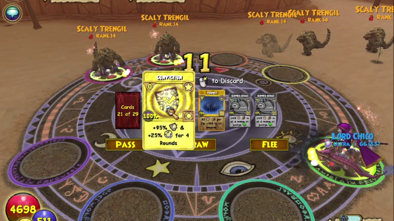 Wizard101: Mirage Faction Fighting P1: "Trengil Thrasher" - YouTube